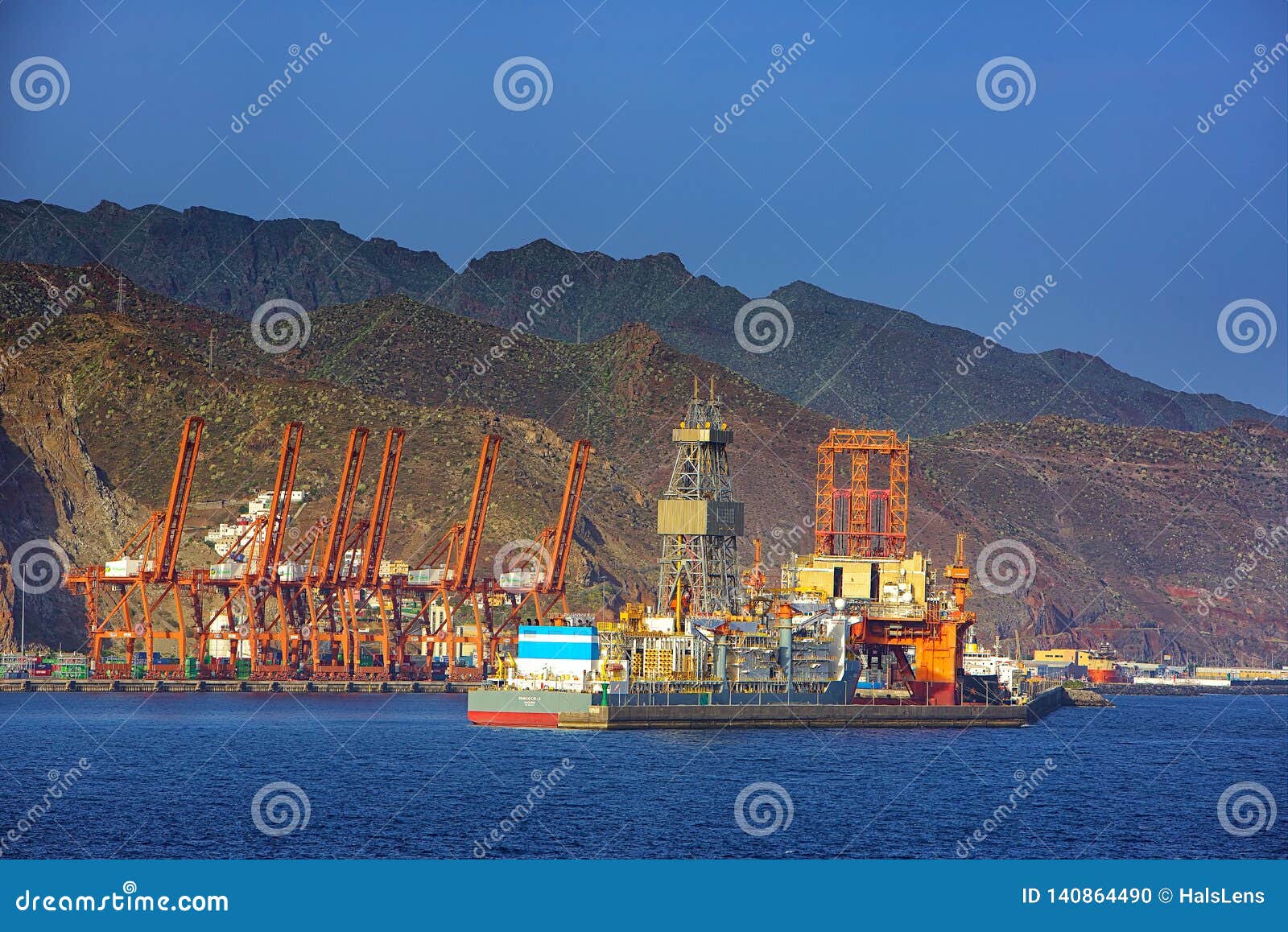 Shipping Yard editorial image. Image of global, dock - 140864490