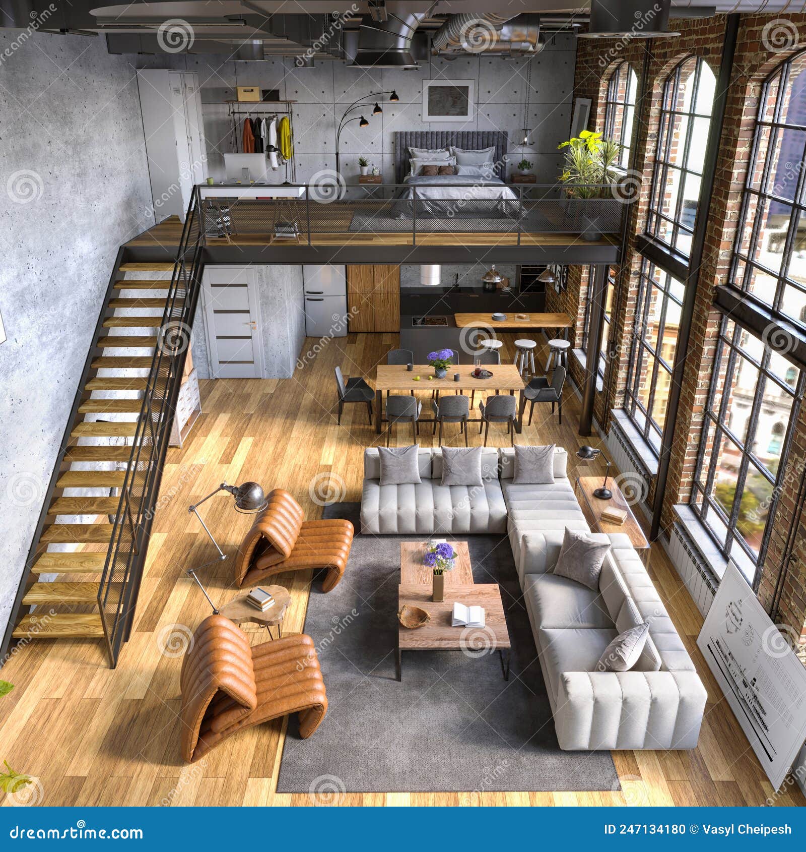 Industrial Warehouse Apartment