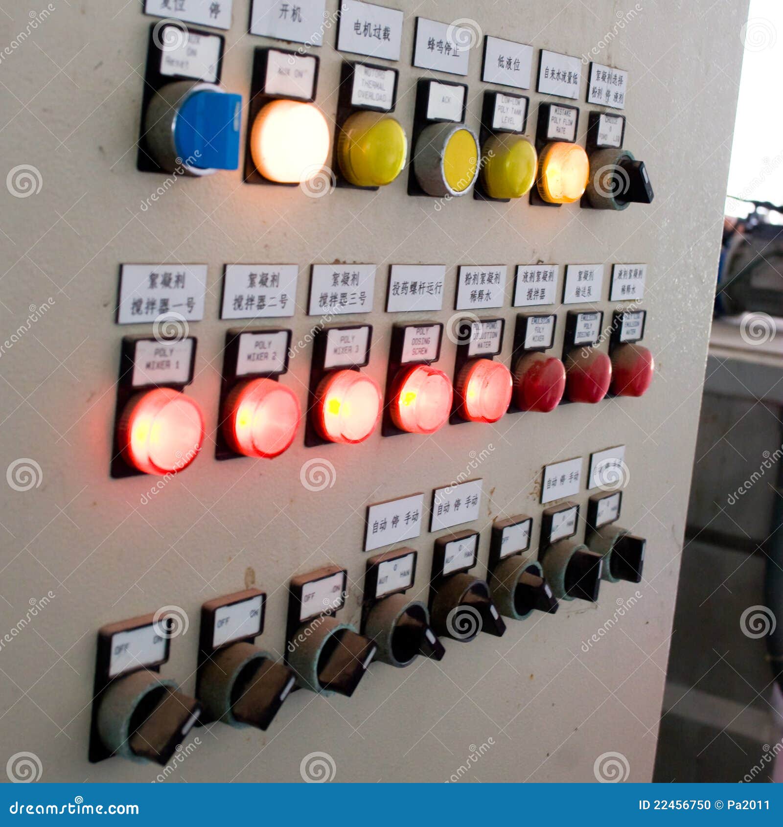 Industrial switch stock photo. Image of power, start - 22456750