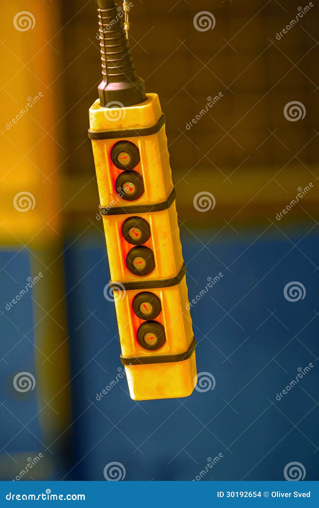 Industrial Switch Inside Building Stock Photo - Image of power ...