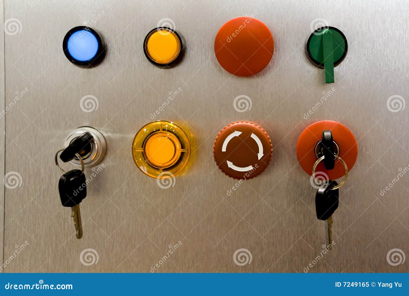 Industrial Switch Panel stock image. Image of industry - 7249165