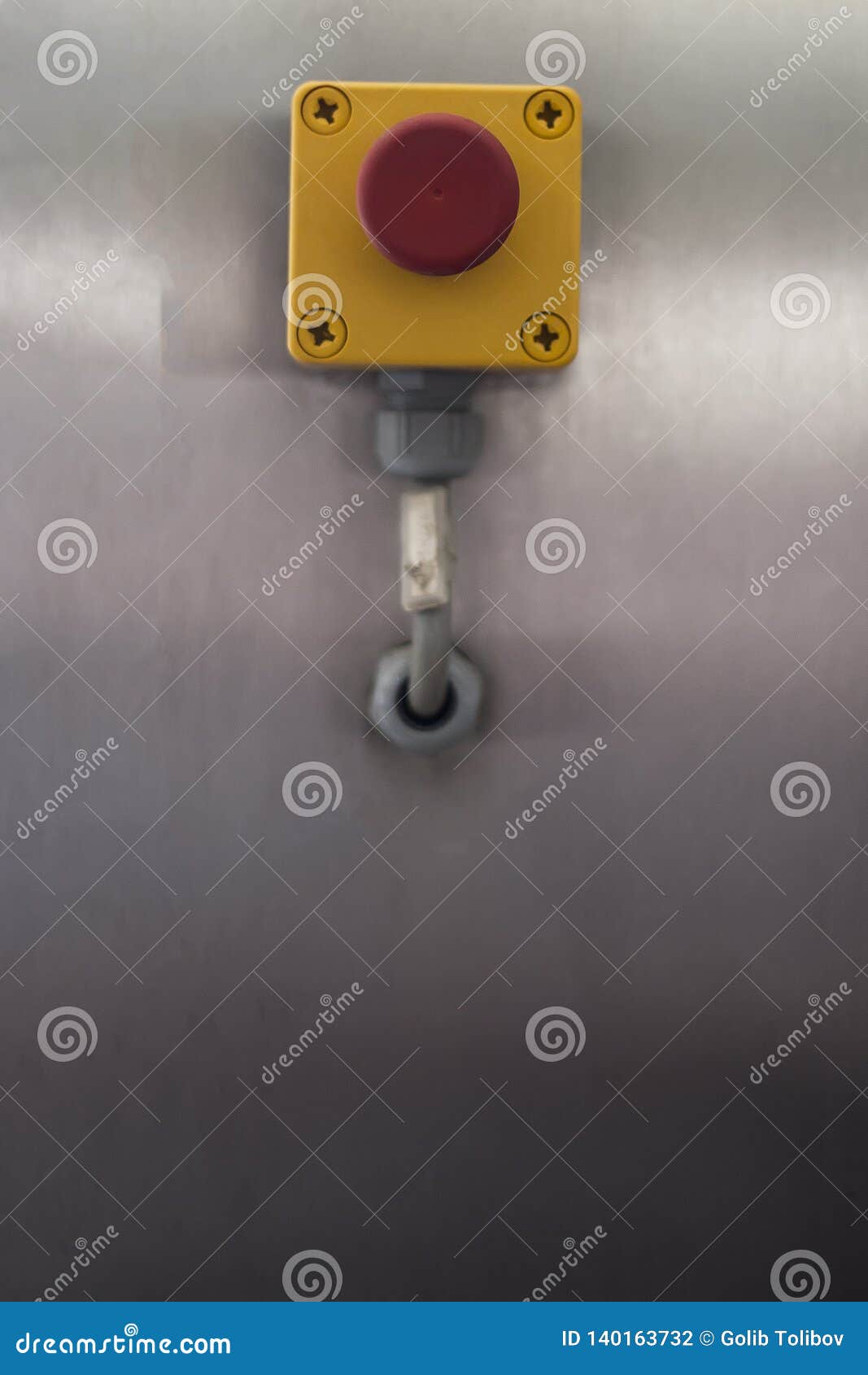 Industrial Switching Button Stock Photo - Image of safety, equipment ...