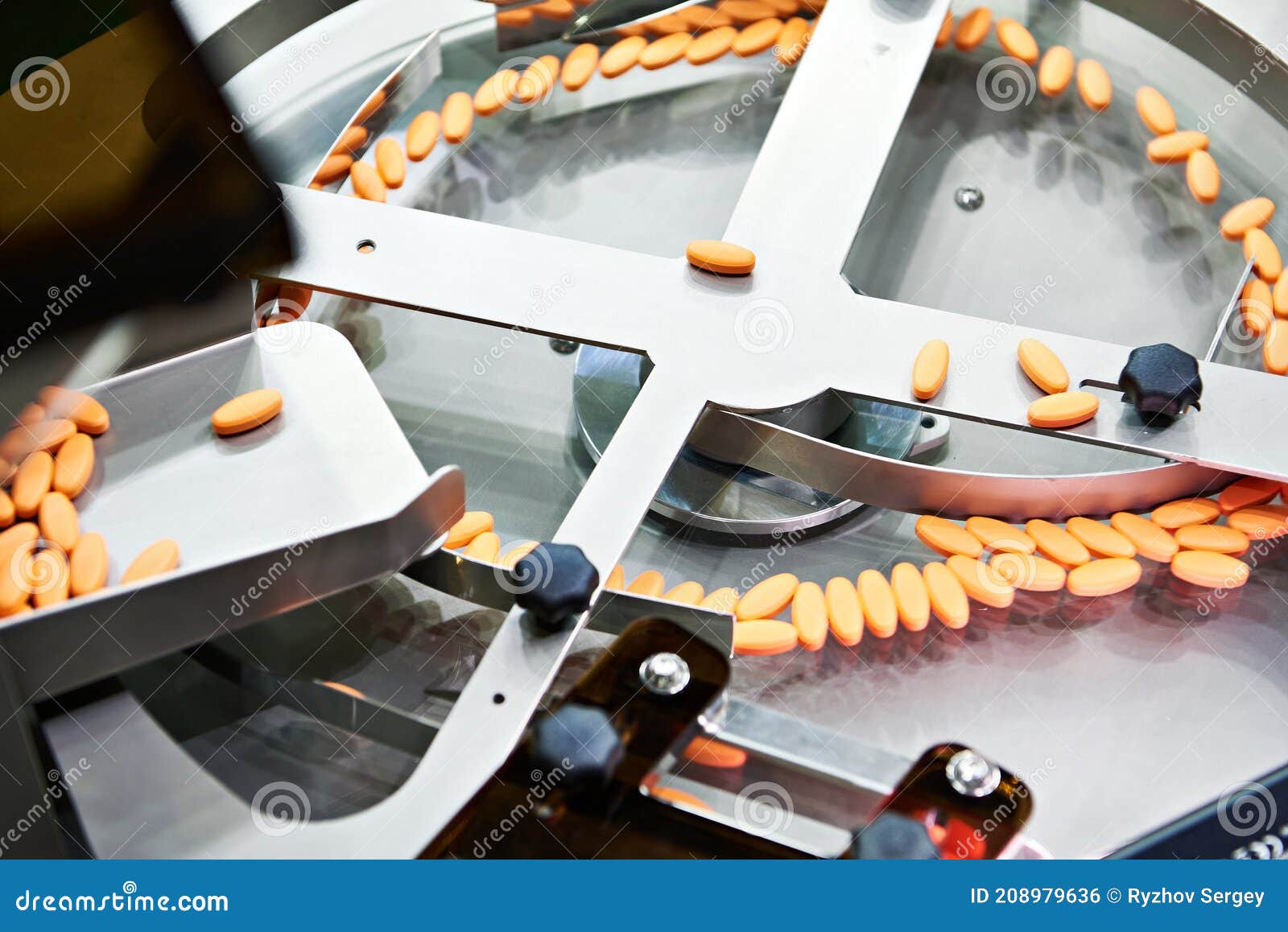 Pills Packing Conveyor Machine Stock Photo - Image of pharmaceuticals ...