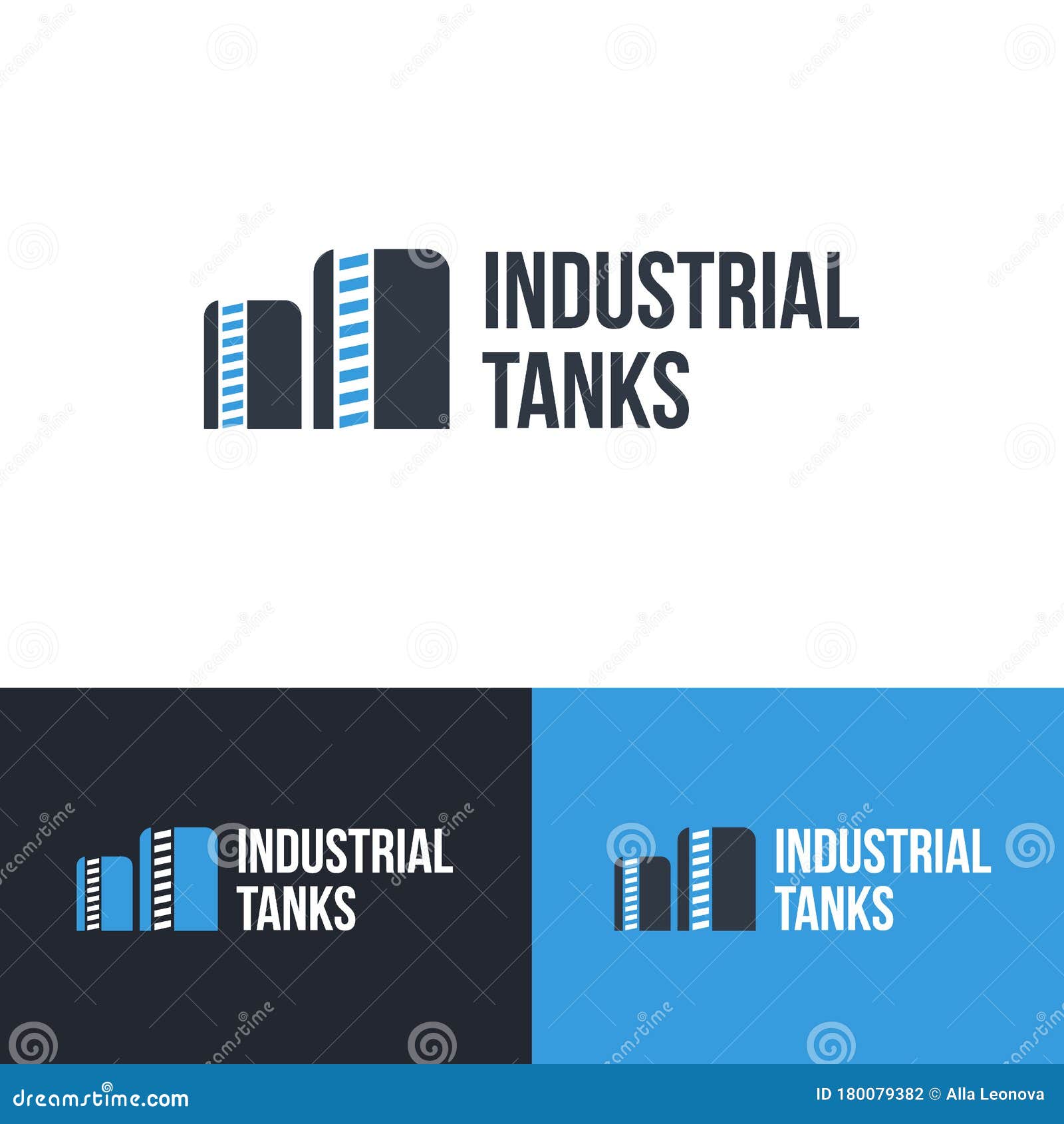 Industrial Tanks Logo. Industry. Vector Logo Design. Stock Vector ...