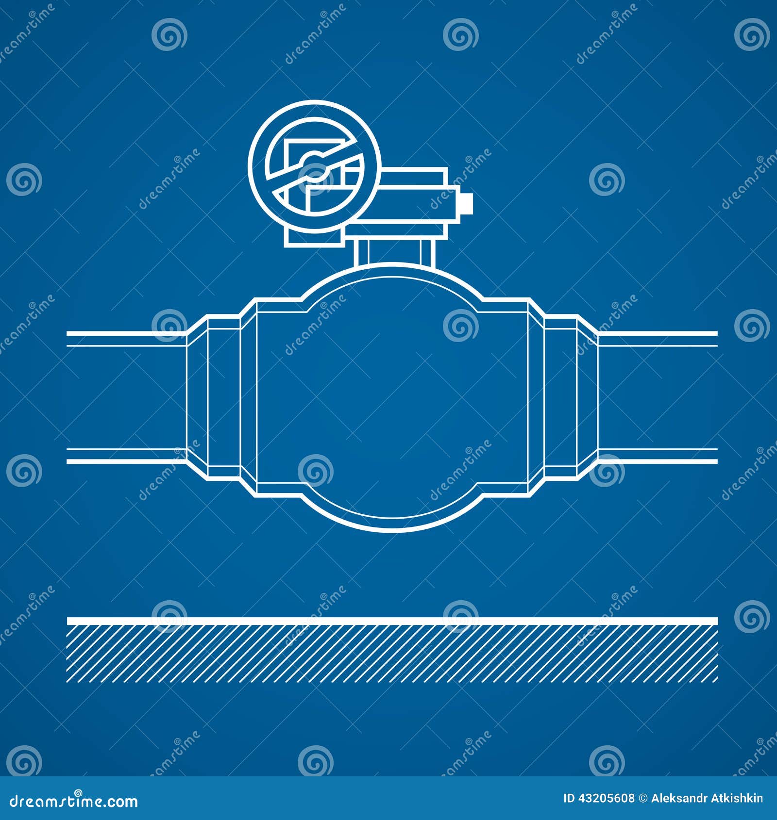 Industrial tap stock vector. Illustration of ecology - 43205608