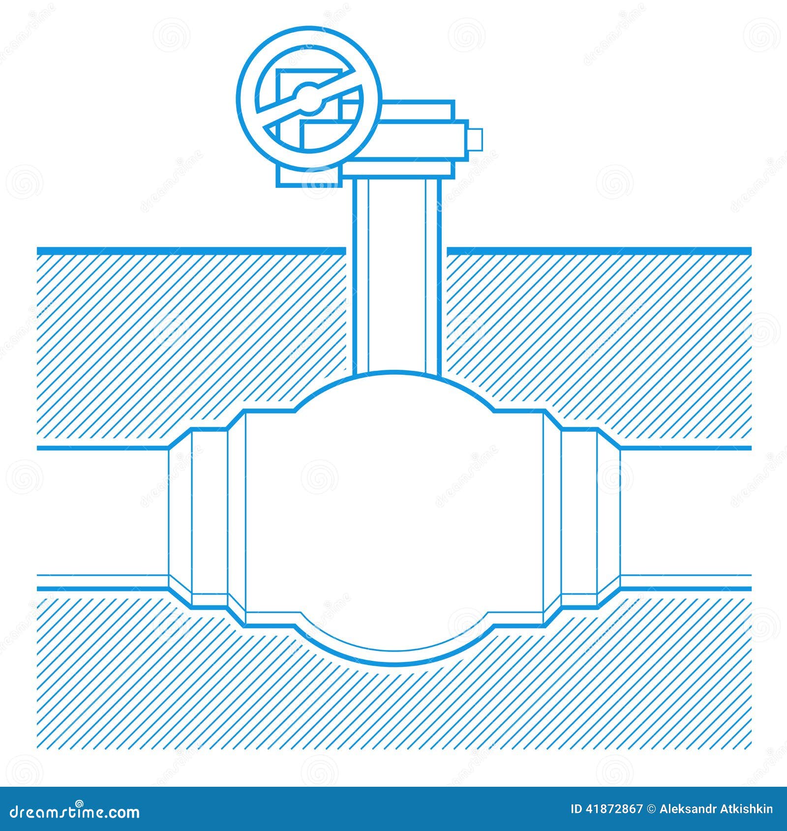 Industrial tap stock vector. Illustration of equipment - 41872867