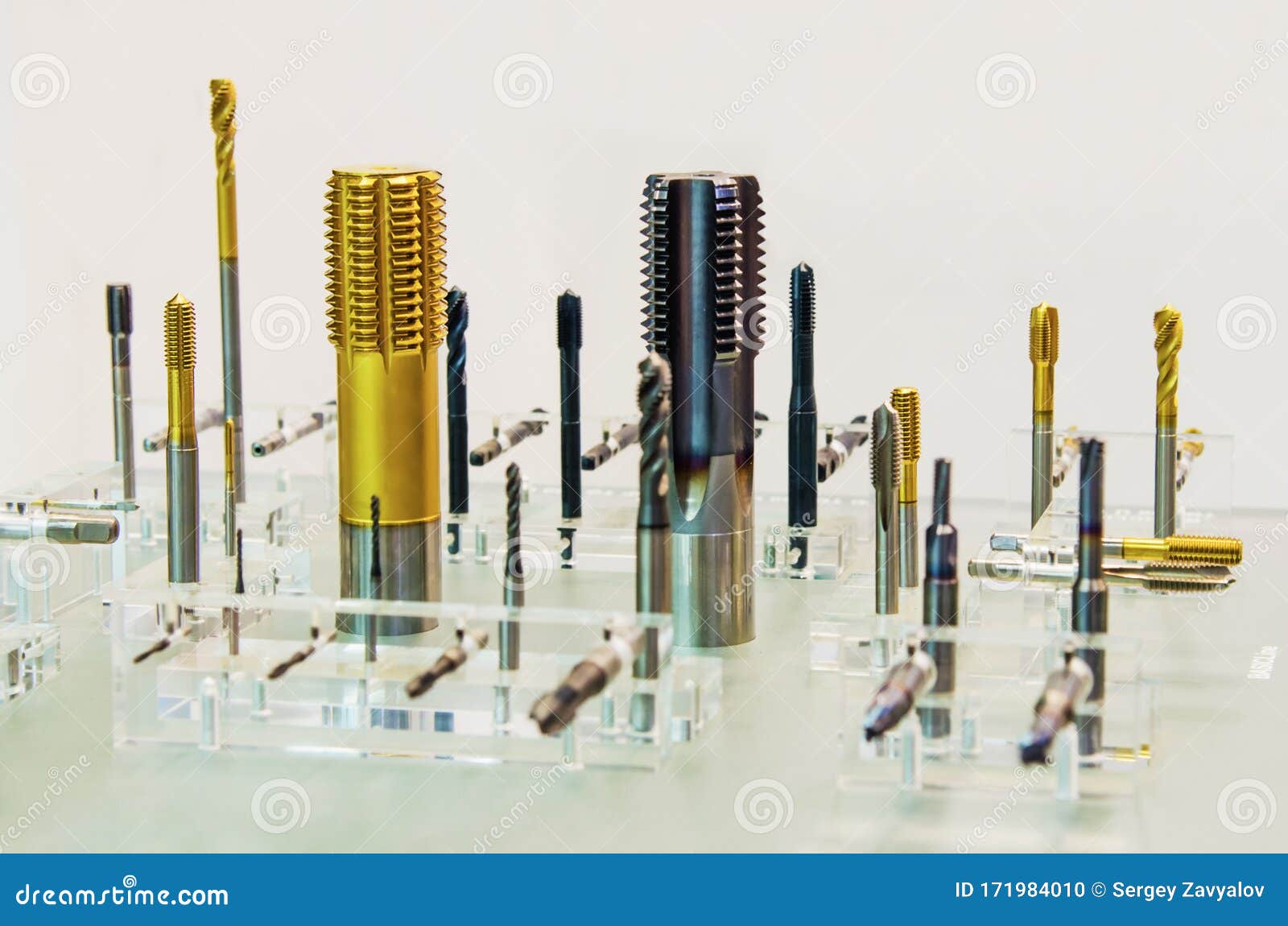 Industrial tapping tools stock photo. Image of processing - 171984010