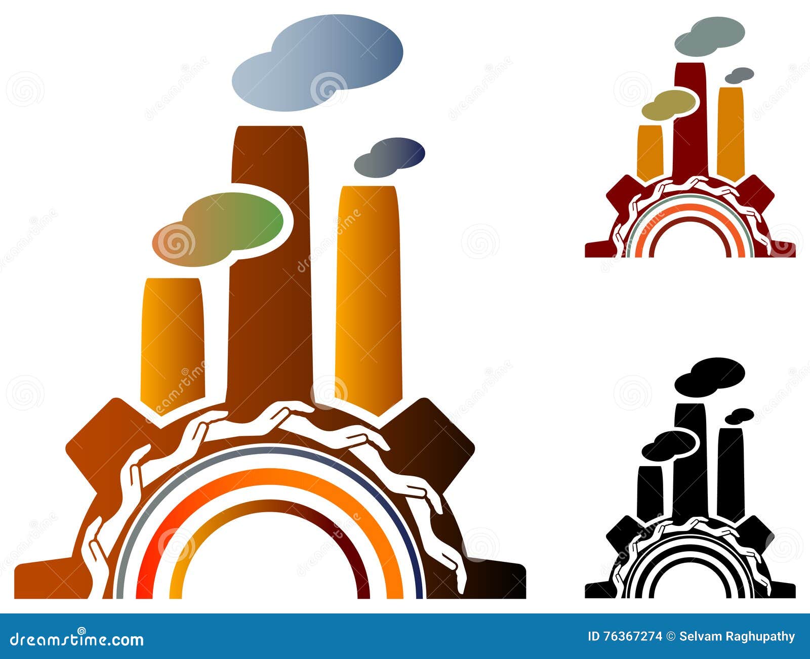 Industrial team stock vector. Illustration of cogwheel - 76367274