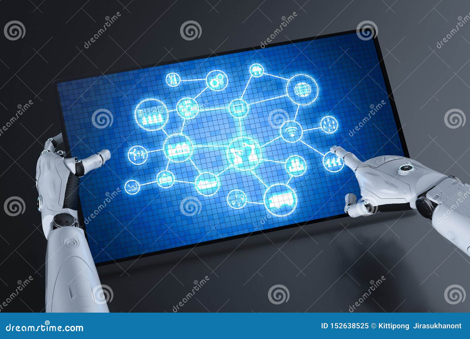Industrial Technology Concept Stock Illustration - Illustration of ...
