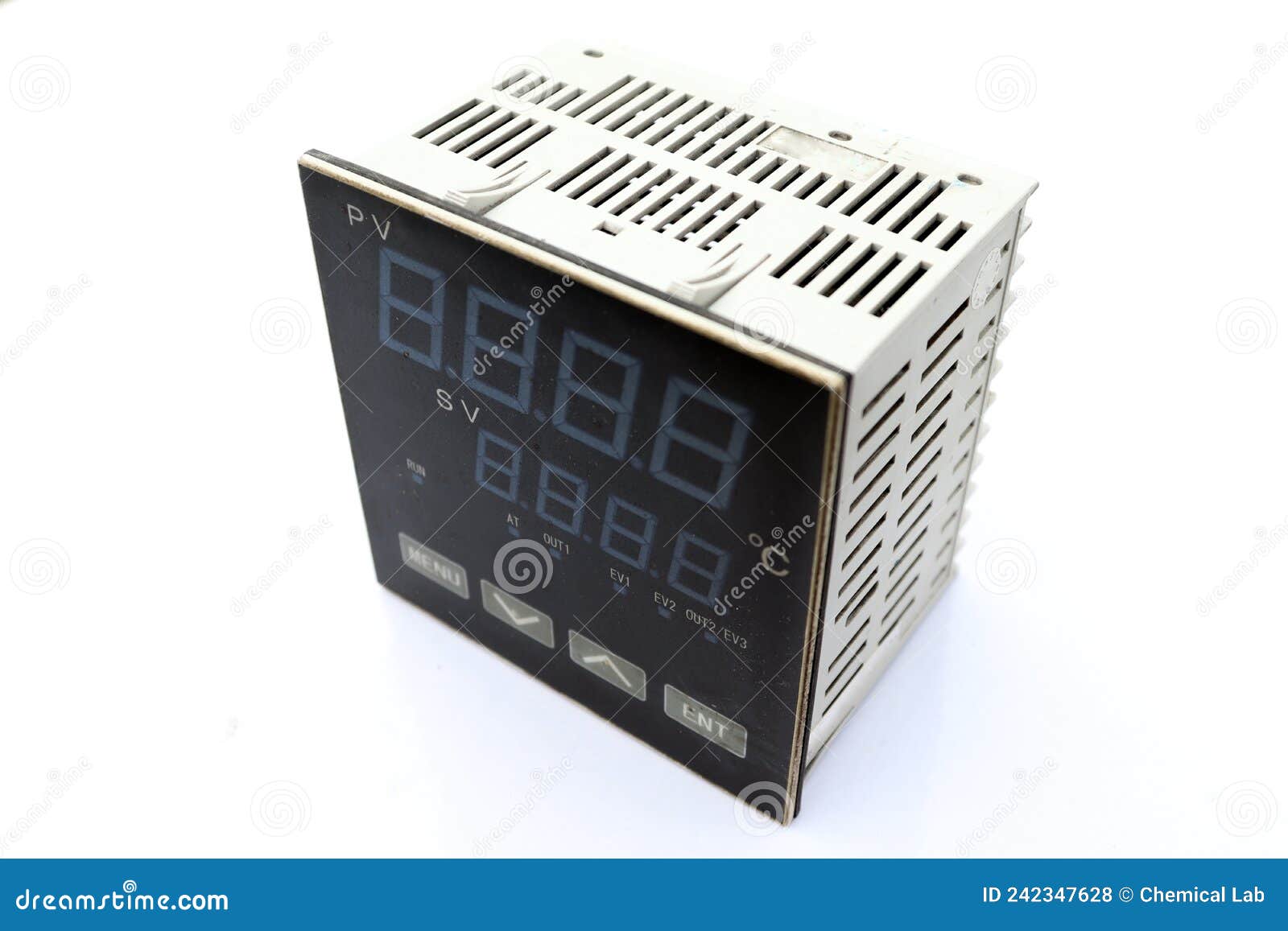 Industrial Temperature Control Box Stock Photo - Image of sensor, power ...