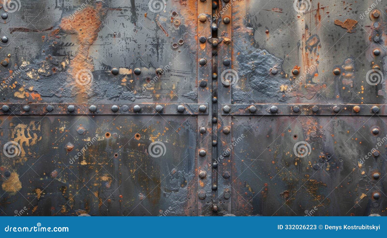 Industrial Texture Mastery - Rust and Patina on Metal Surface Stock ...
