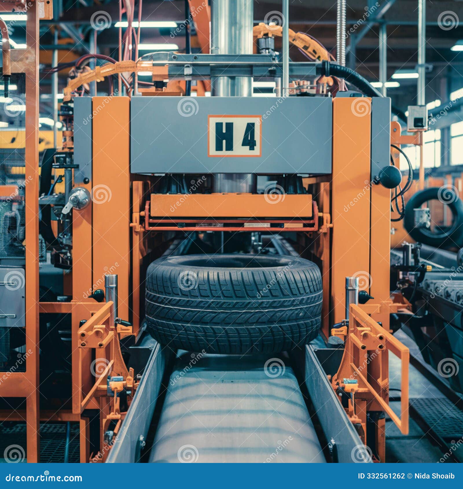 Industrial Tire Manufacturing: Precise Rubber Workpieces And Long Shaft ...