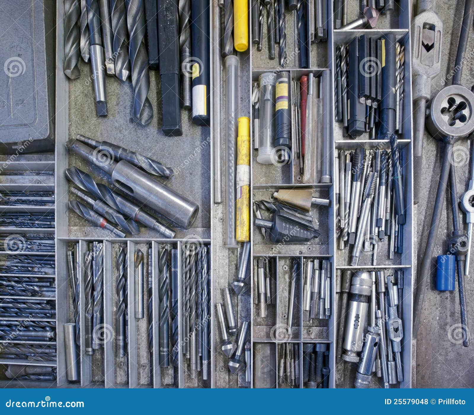Industrial Tools in a Drawer Stock Photo - Image of equipment, repair ...