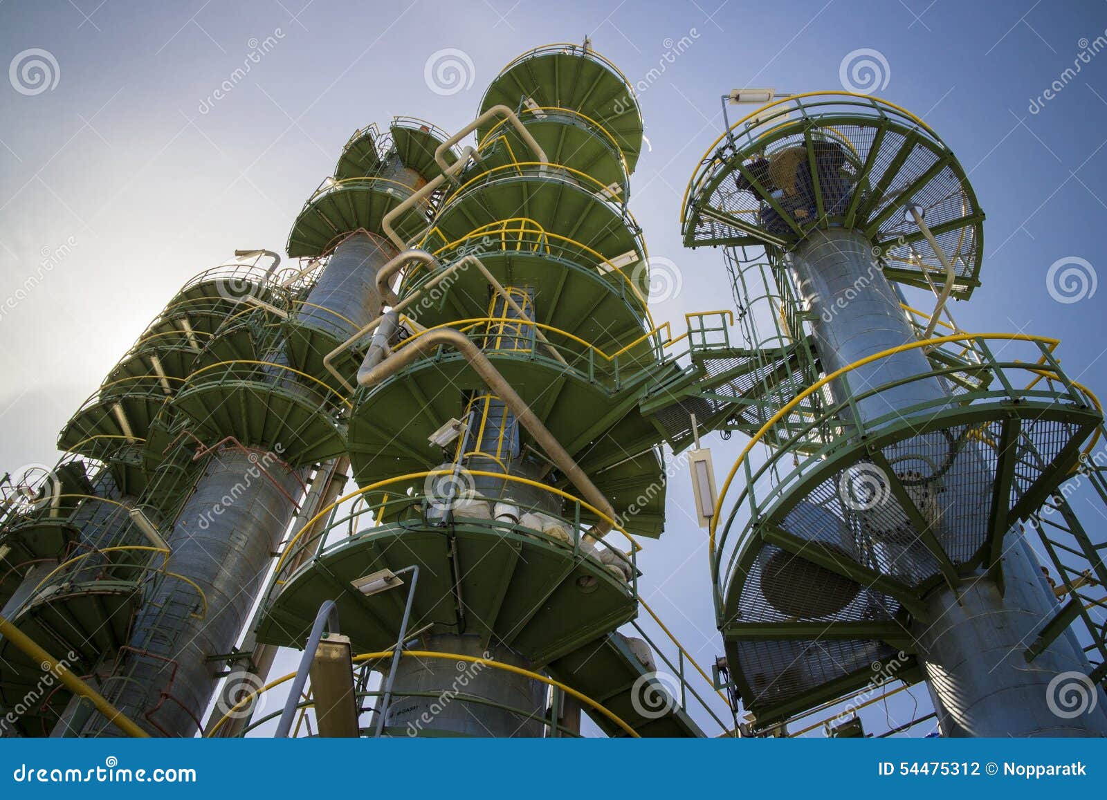 Industrial Tower stock photo. Image of pipeline, column - 54475312