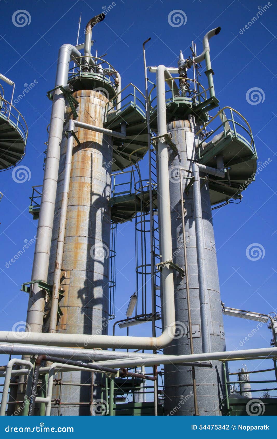 Industrial Tower stock photo. Image of pollution, column - 54475342