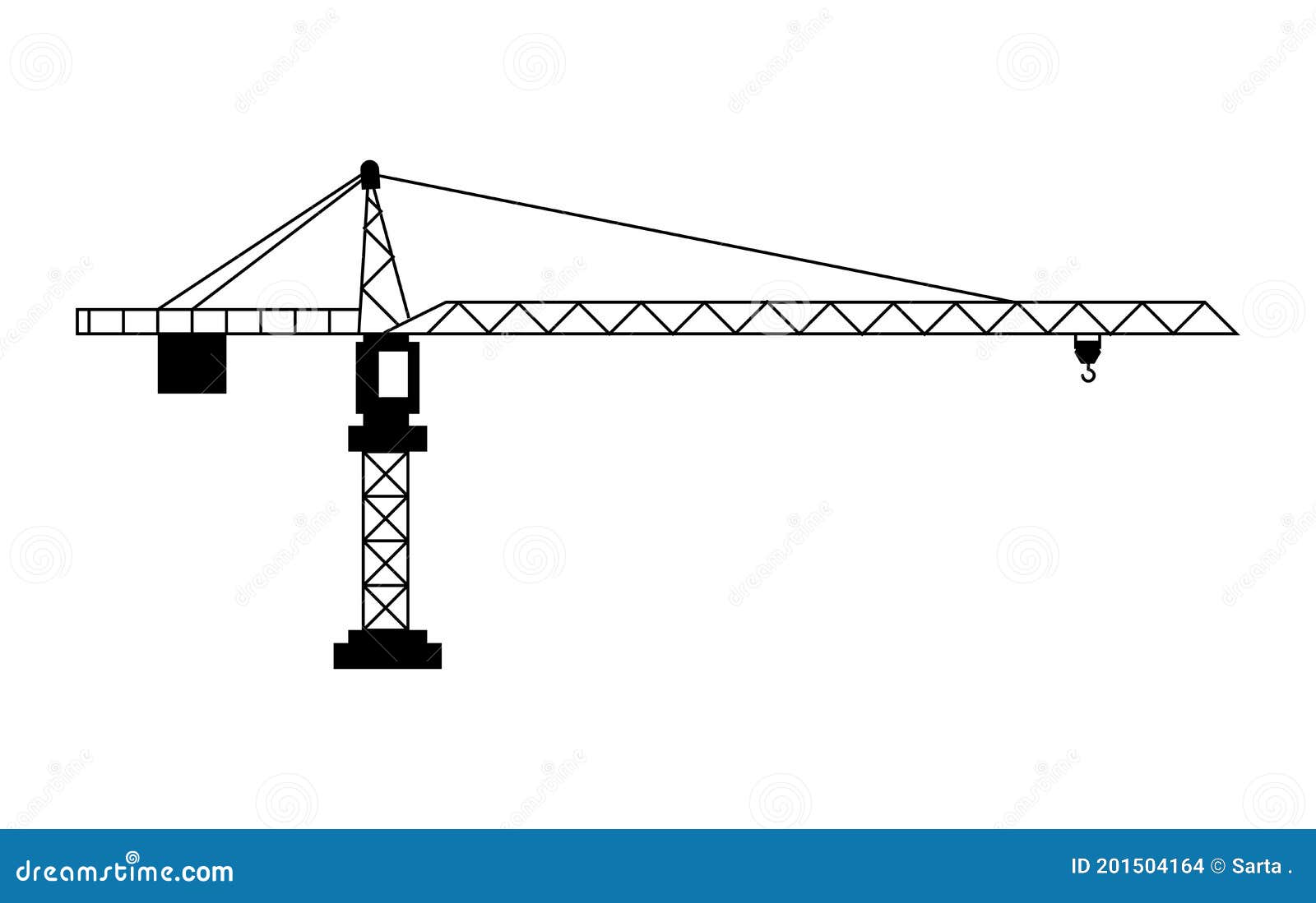 Industrial Tower Crane Logo Symbol Icon Vector Template Stock ...