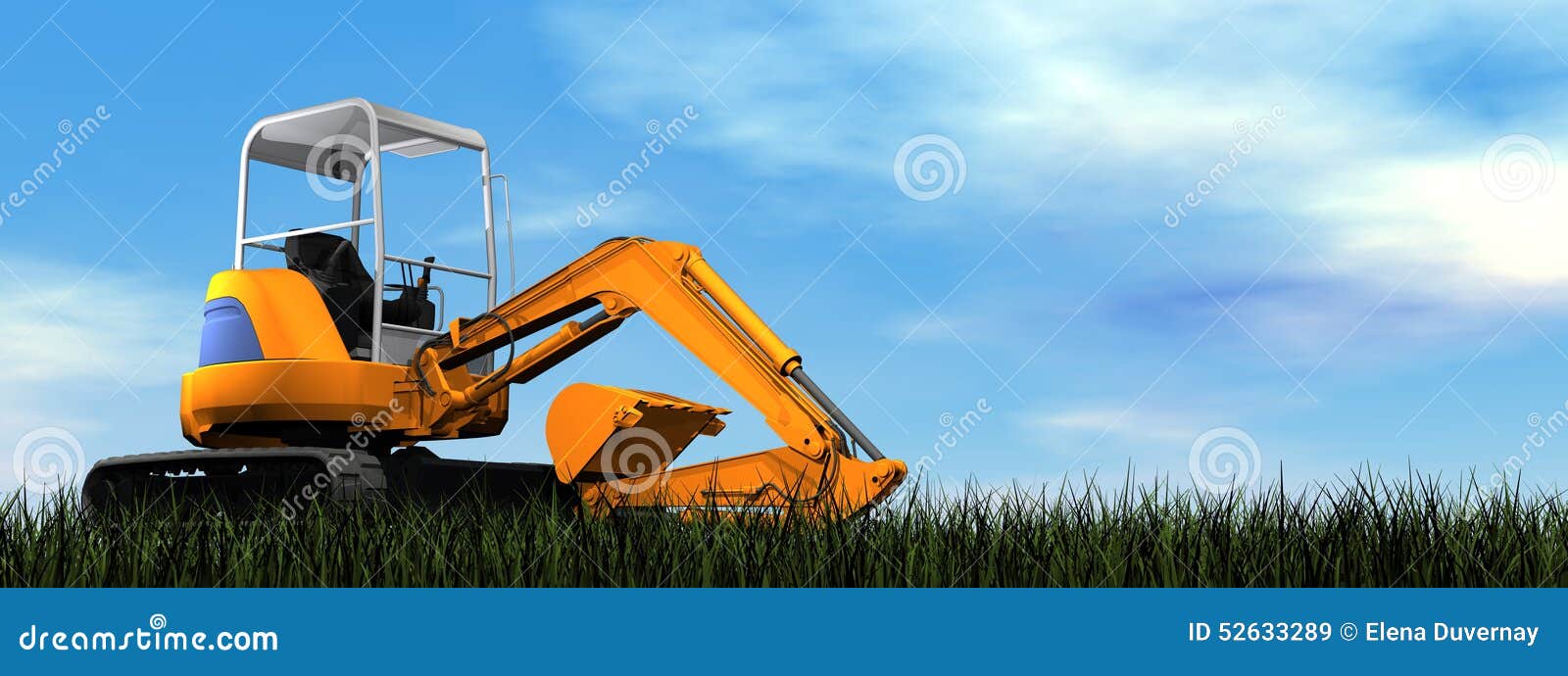 Track Shovel Loader Cartoon Vector | CartoonDealer.com #83352369