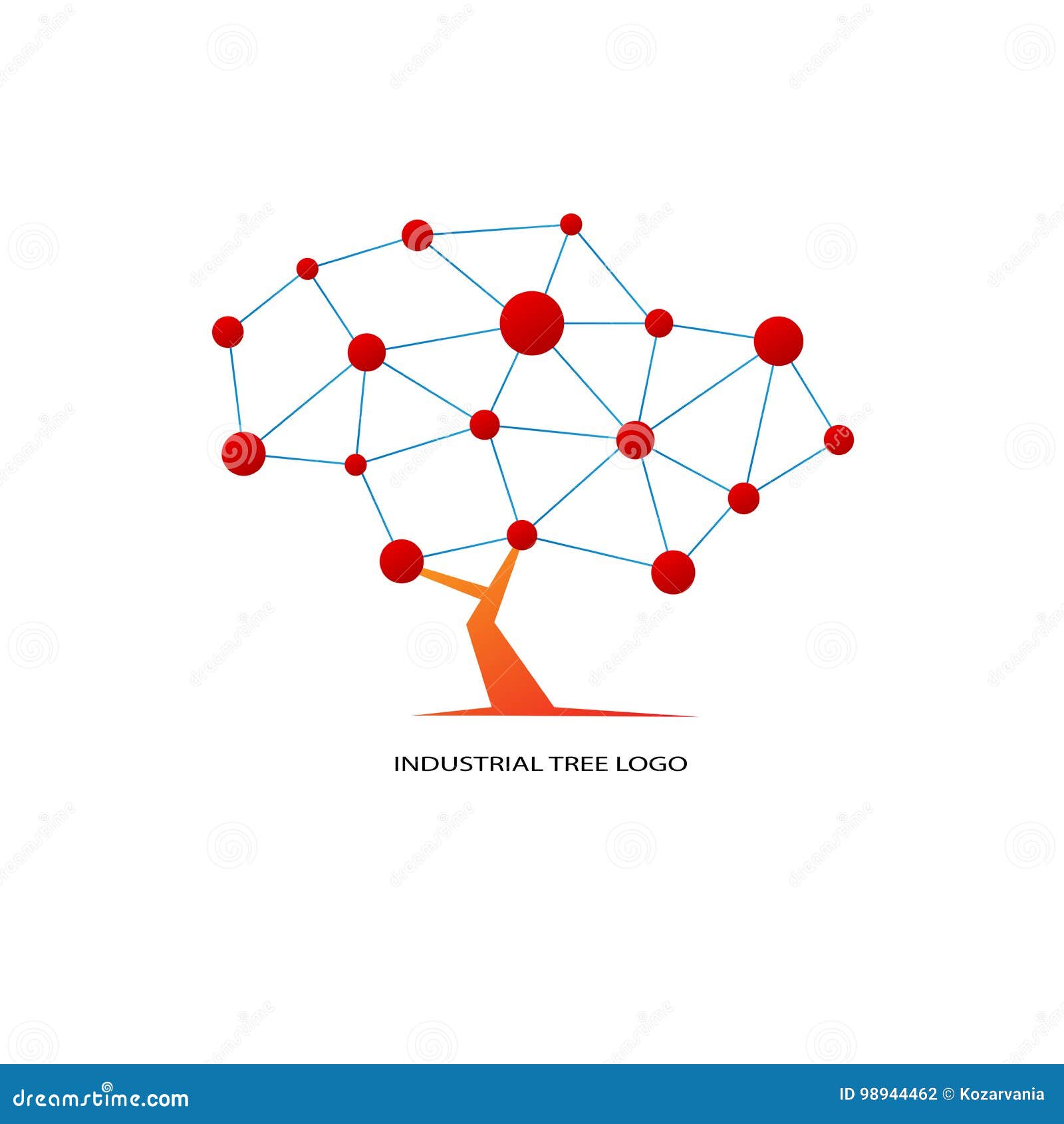 Industrial tree logo stock vector. Illustration of insignia - 98944462