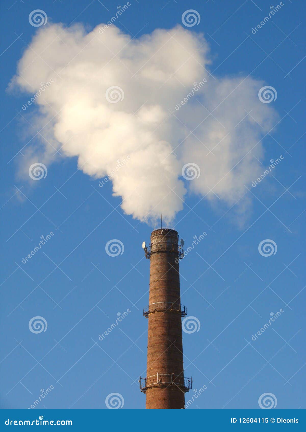 Industrial tube stock image. Image of climate, heat, brick - 12604115