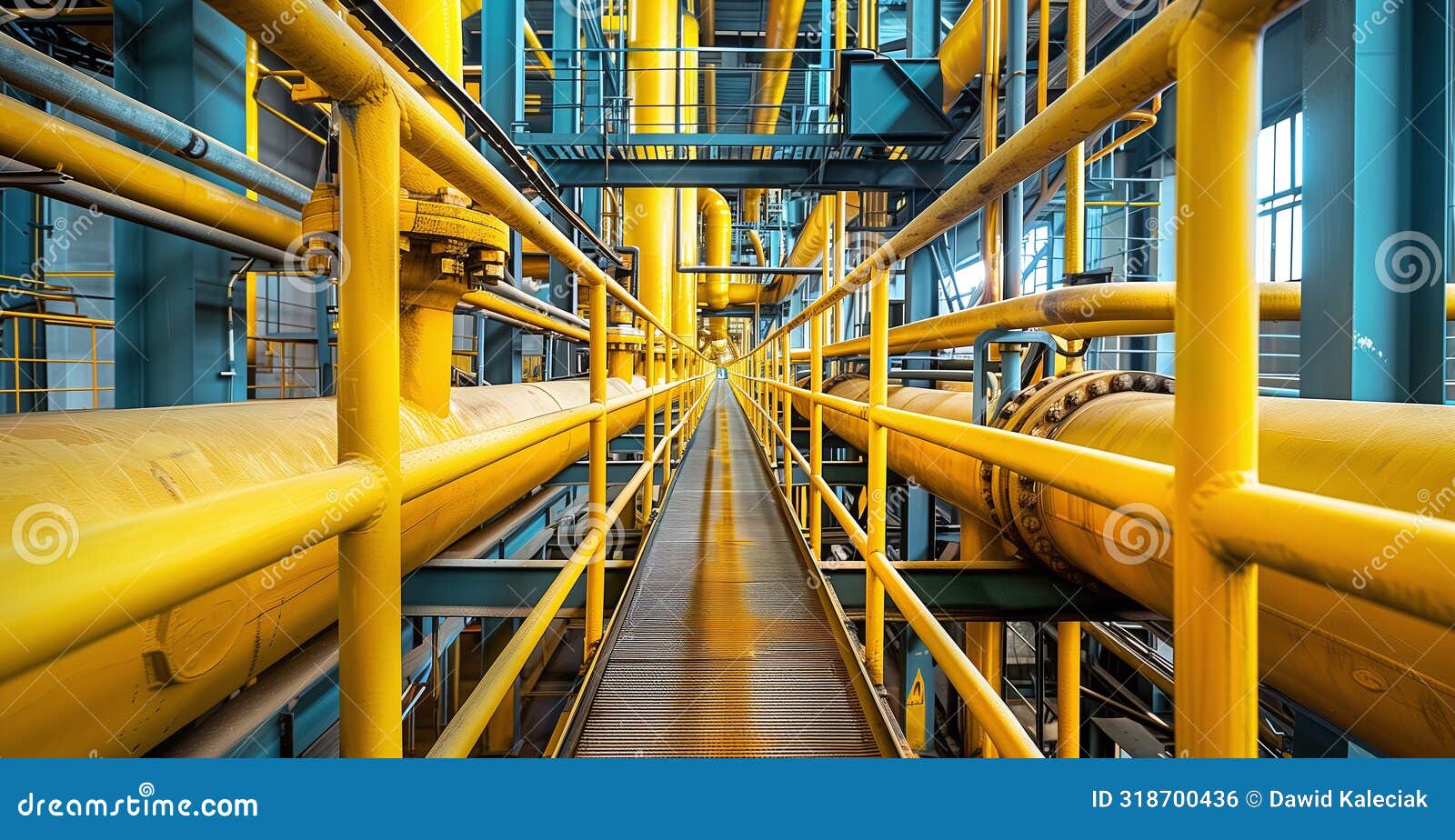 Industrial Valves, Piping System Control Stock Illustration ...