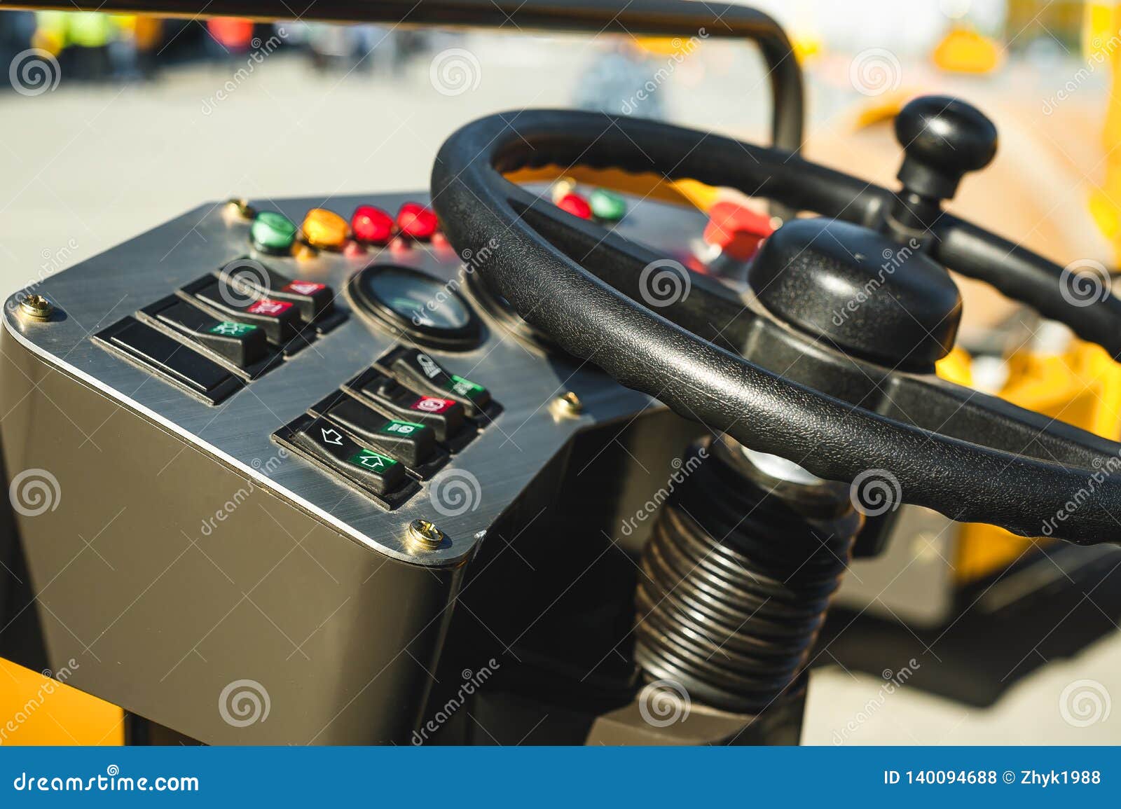 Industrial Vehicle. Heavy Construction Equipment Machine Stock Photo ...