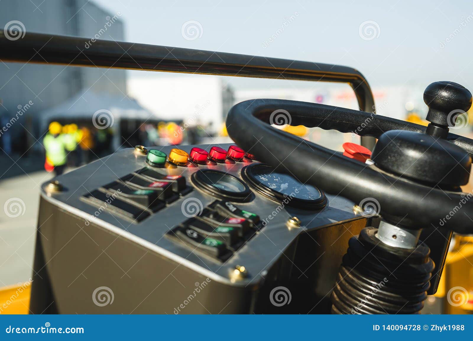 Industrial Vehicle. Heavy Construction Equipment Machine Stock Photo ...