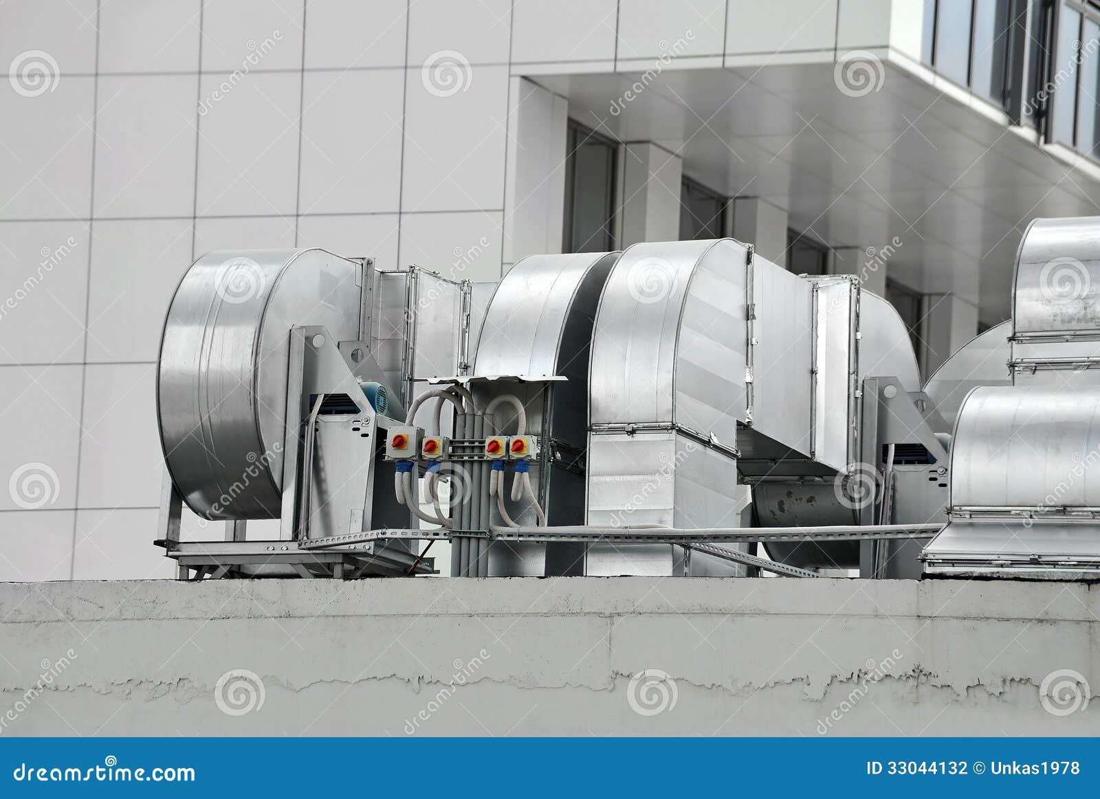 Industrial Ventilation System Stock Photo - Image of infrastructure ...