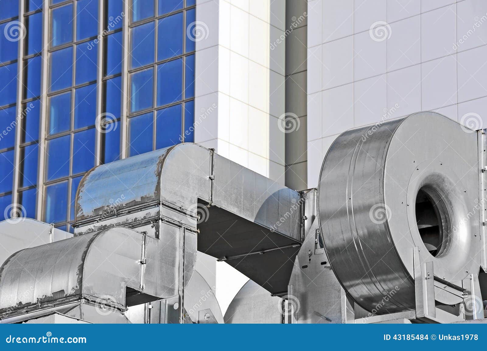 Industrial Ventilation System Stock Photo - Image of cool, electric ...