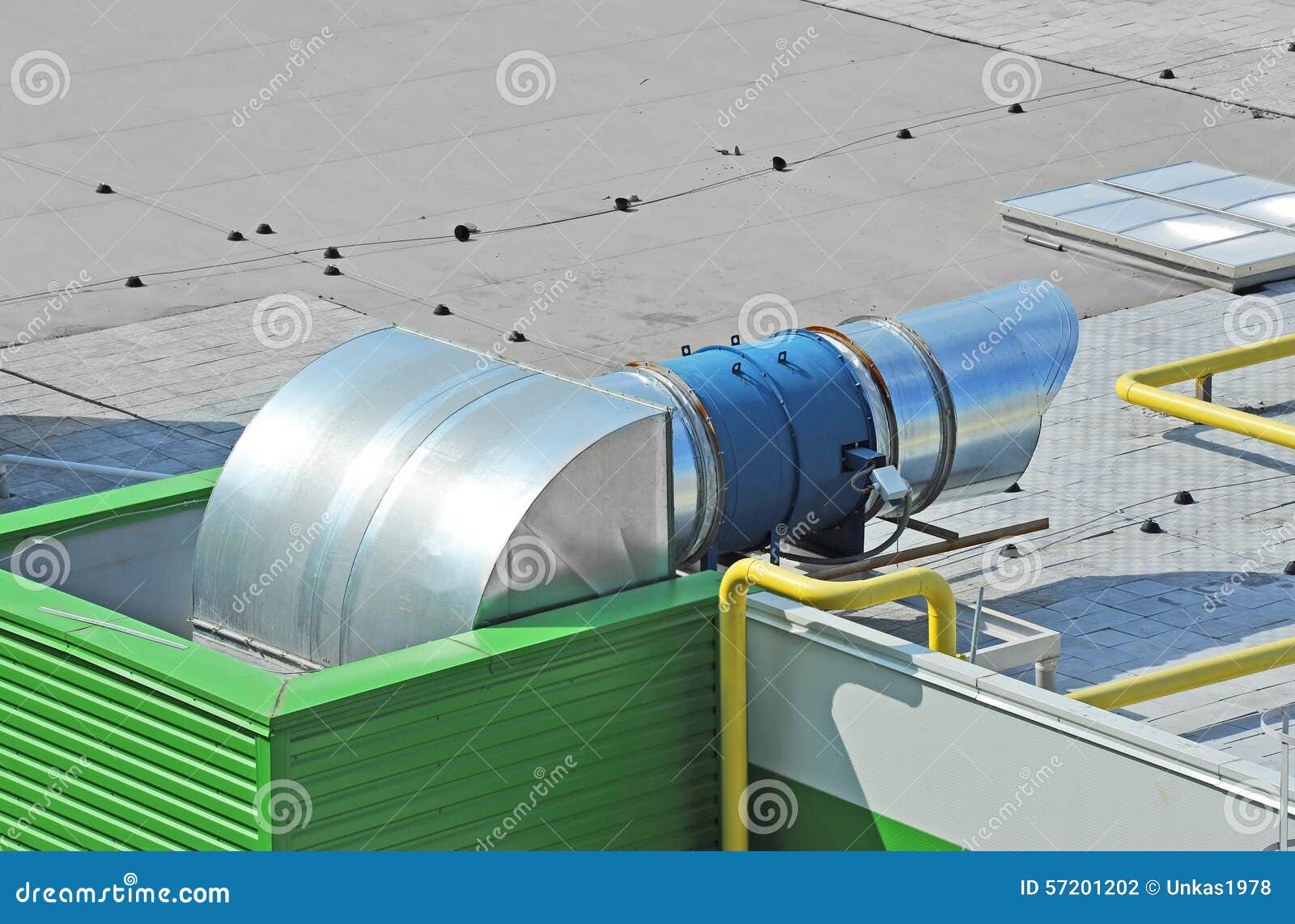 Industrial Ventilation System Stock Photo - Image of condition ...