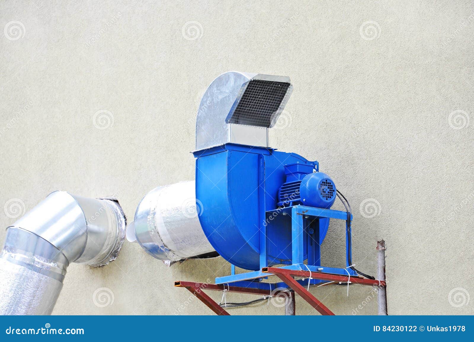 Industrial Ventilation System Stock Photo - Image of pipeline, industry ...