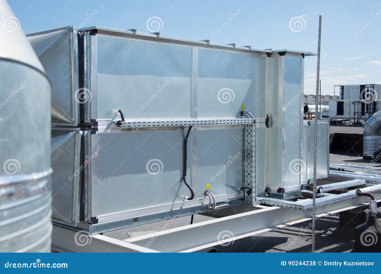 Industrial Ventilation Unit for the Central Ventilation System on the ...