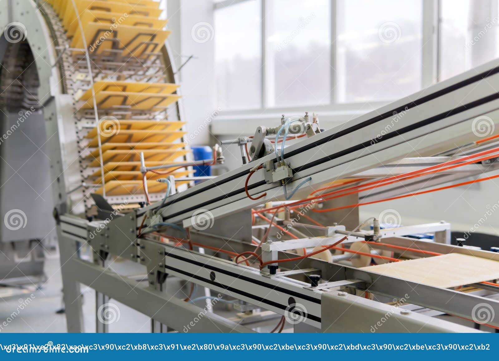 Industrial Wafer Machine in Action Stock Image - Image of process ...