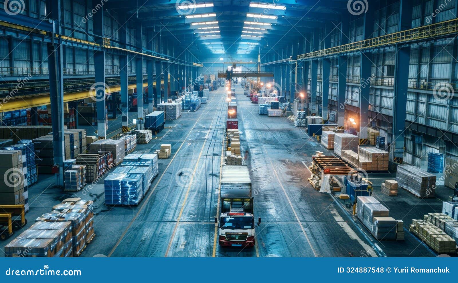 Industrial Warehouse Complex Backbone of Commerce, Functional Design ...