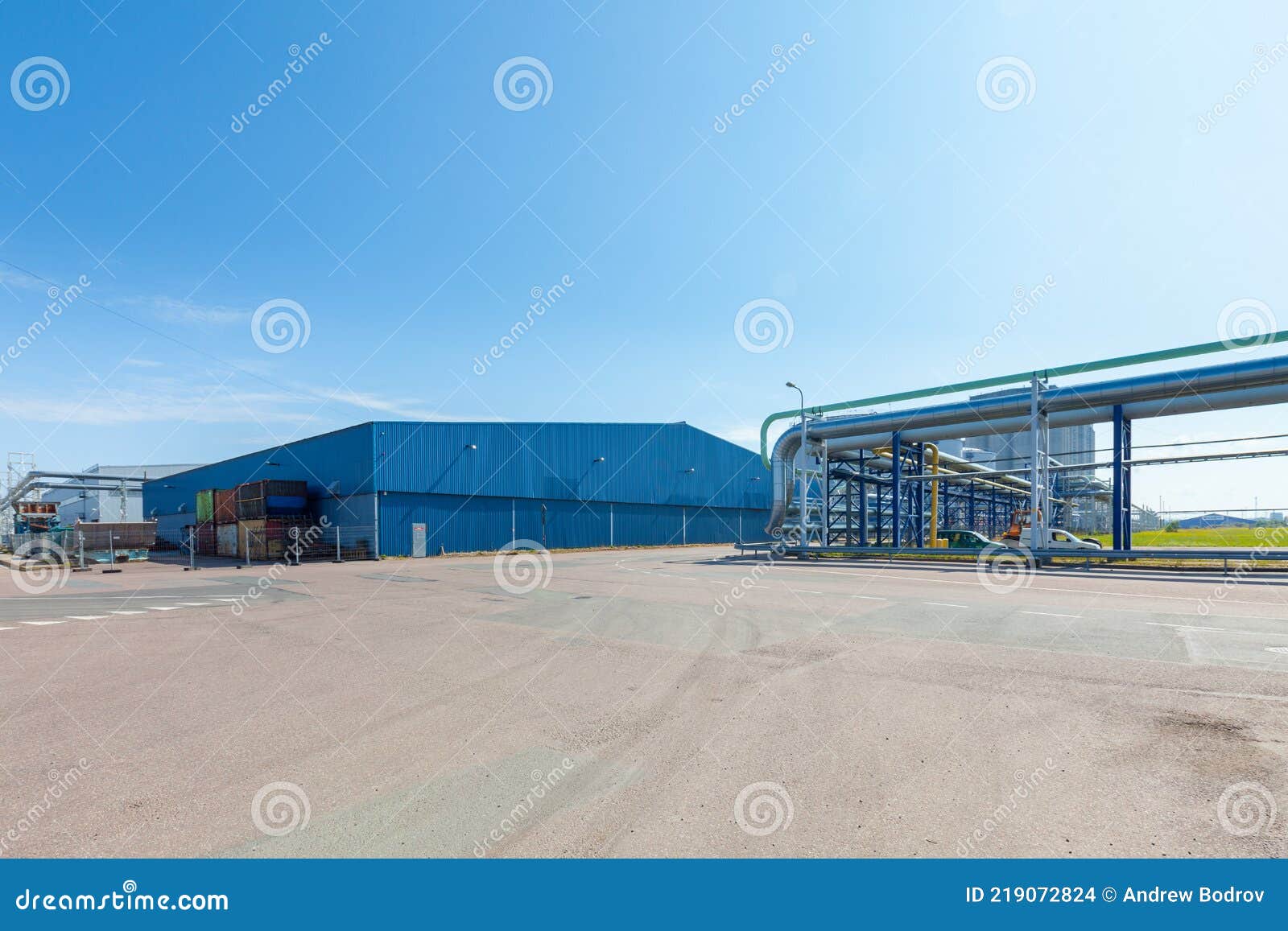 Industrial Warehouse Complex Stock Photo - Image of business ...