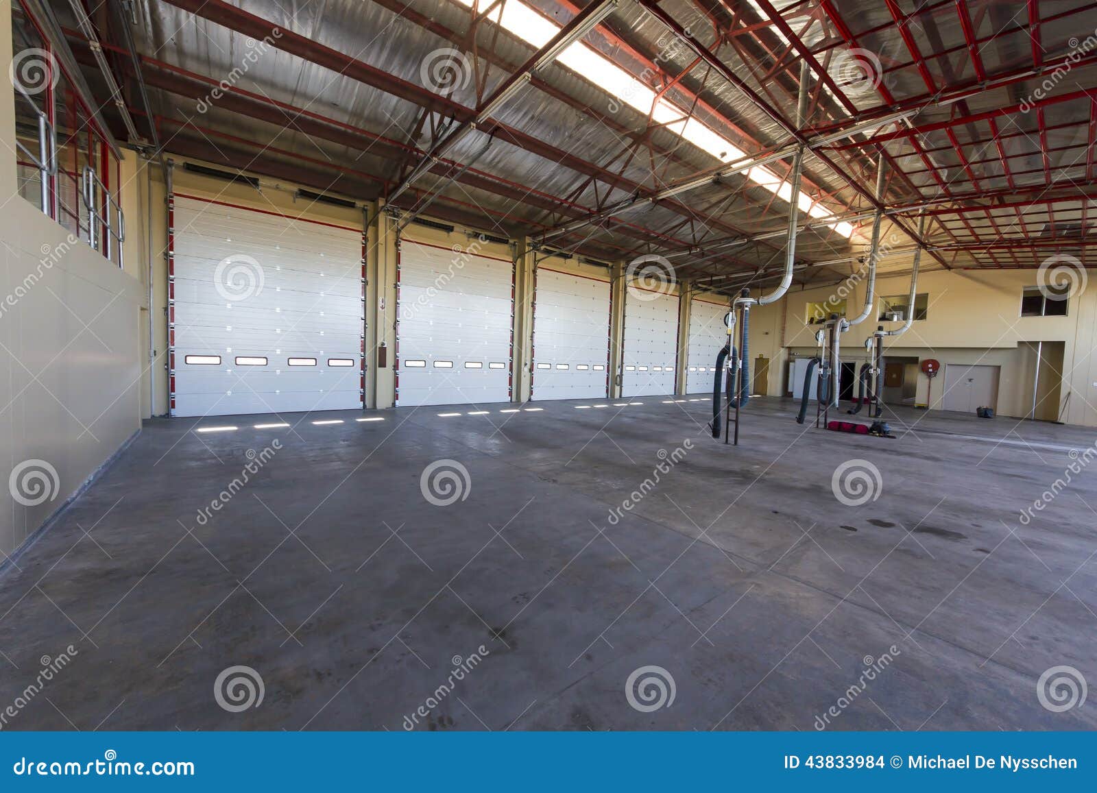 Industrial warehouse doors stock photo. Image of warehouse - 43833984