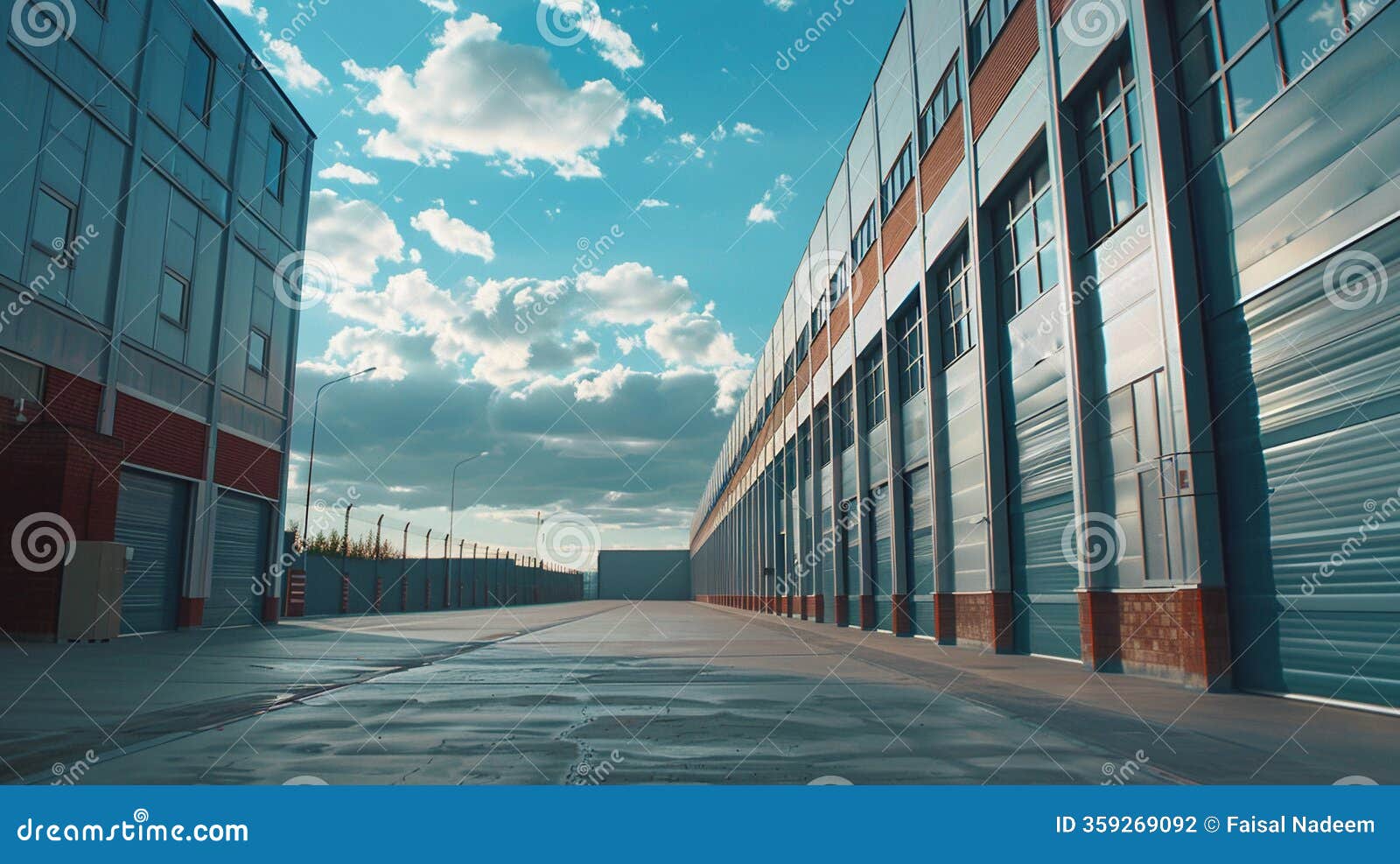 Modern Industrial Warehouse Interior: Sleek Design, High Ceilings ...