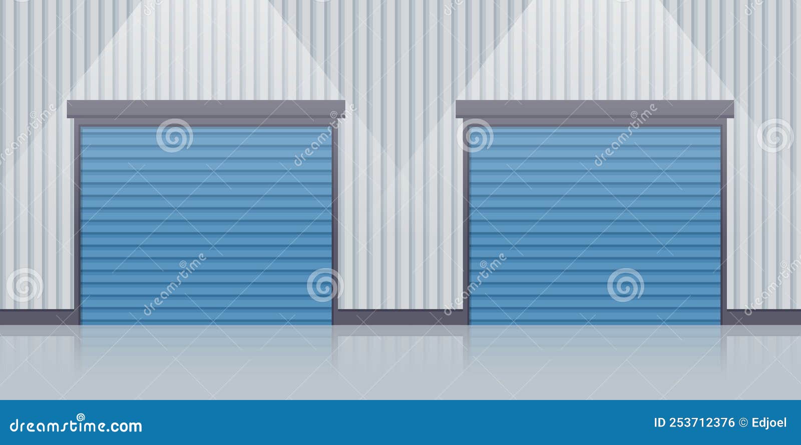 Industrial Warehouse Rolling Doors for the Storage of Products and ...