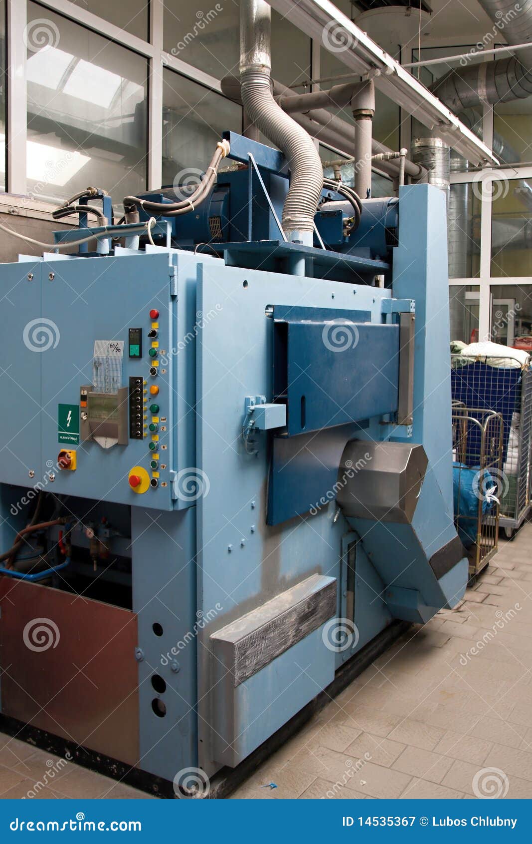 Industrial Washing Machines Stock Image - Image of front, load: 14535367