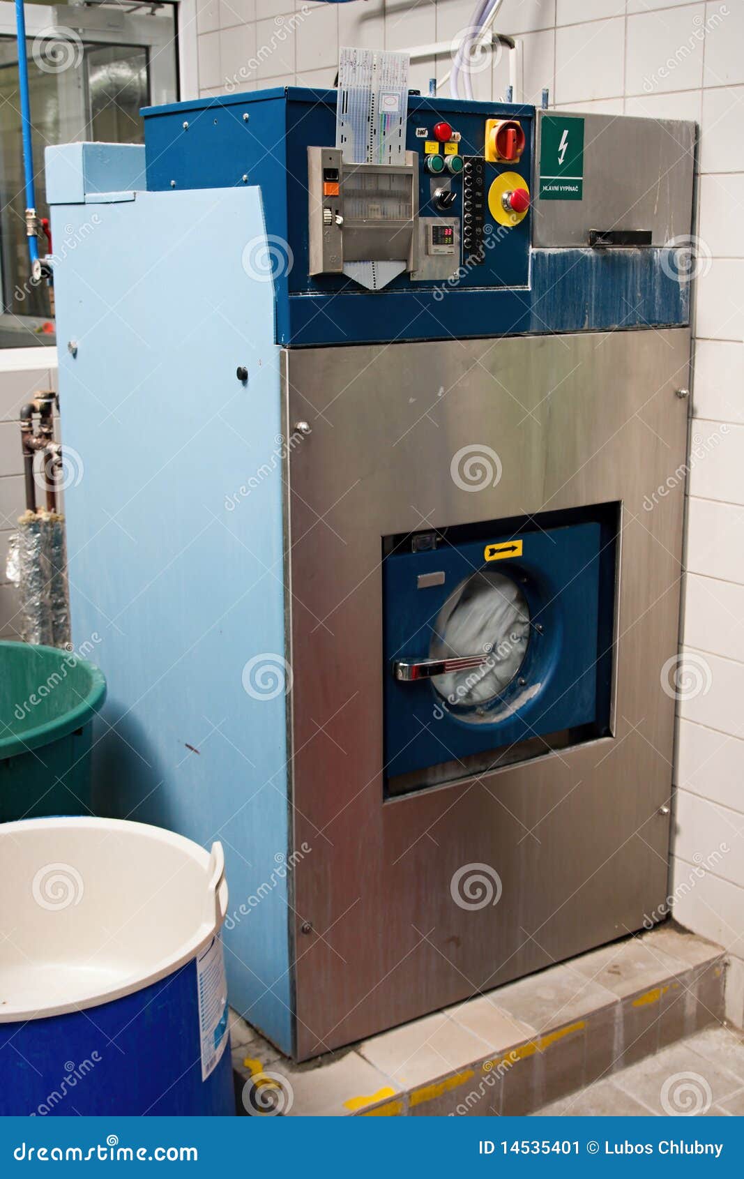 Industrial Washing Machines Stock Image - Image of utility, service ...