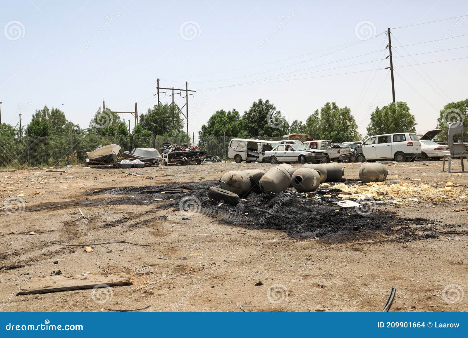 Industrial Waste in Jeddah, Saudi Arabia, January 2018 Editorial Stock ...