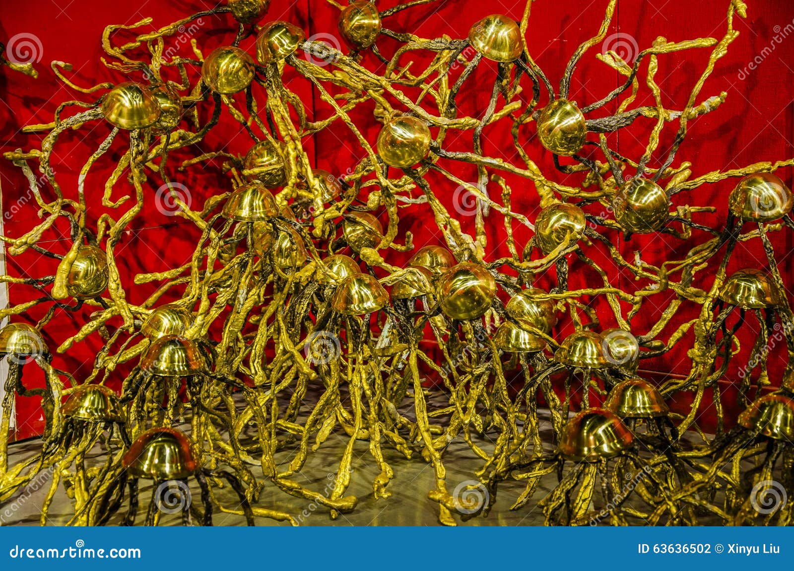 Industrial waste stock photo. Image of golden, sculpture - 63636502