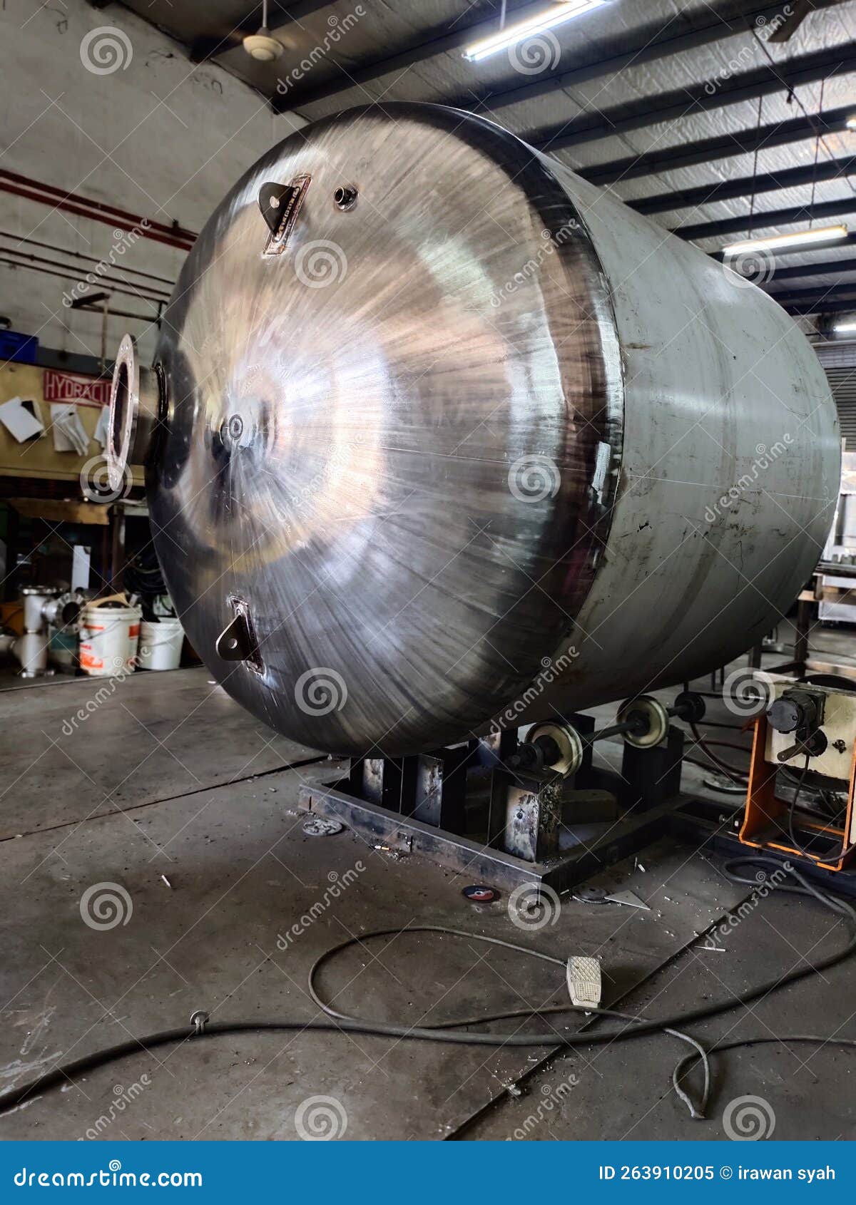 Old, Industrial Filter-ventilation System, In The Basement Of An ...