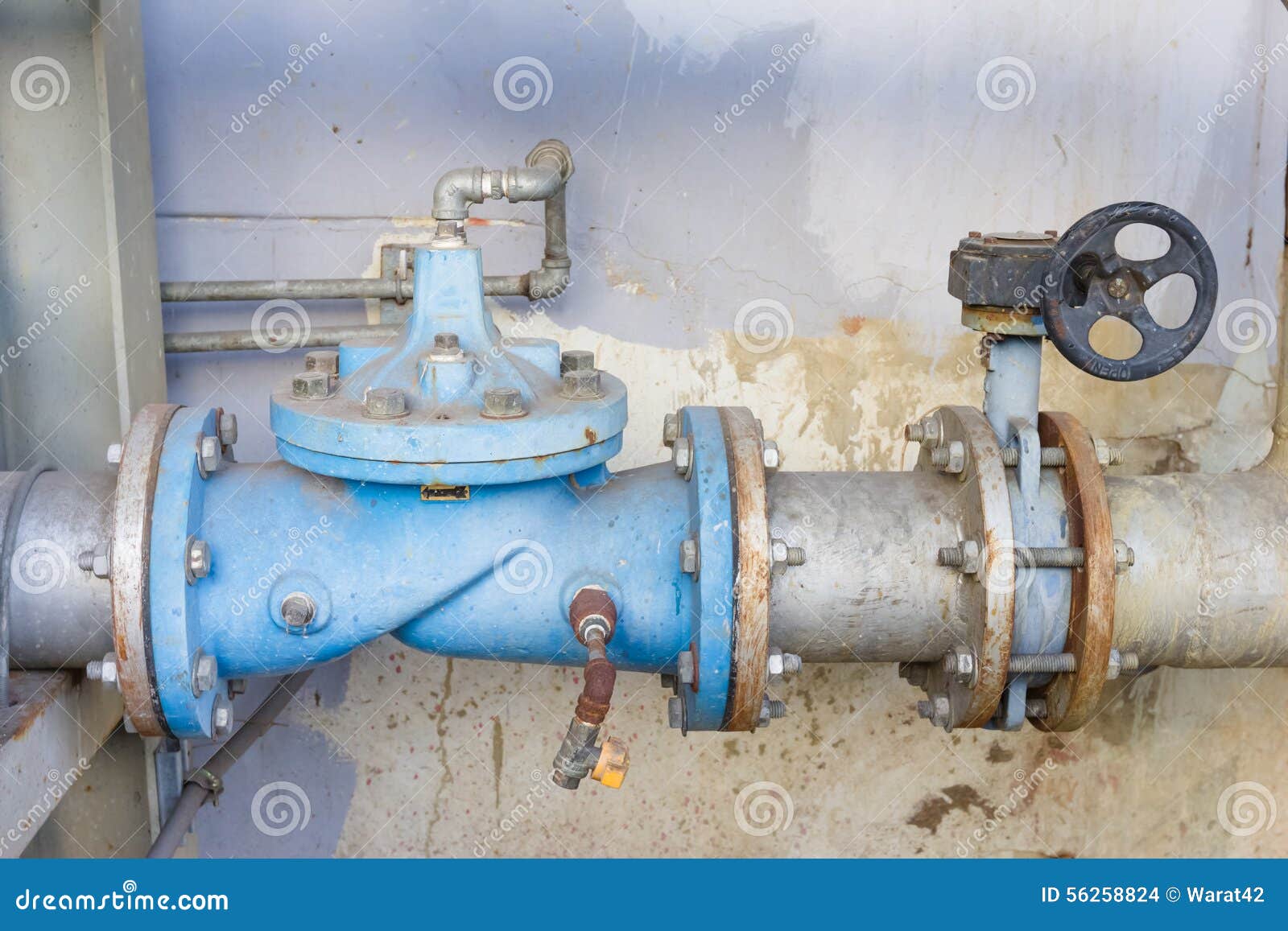 Industrial Water Pipes and Valves Stock Photo - Image of piping ...