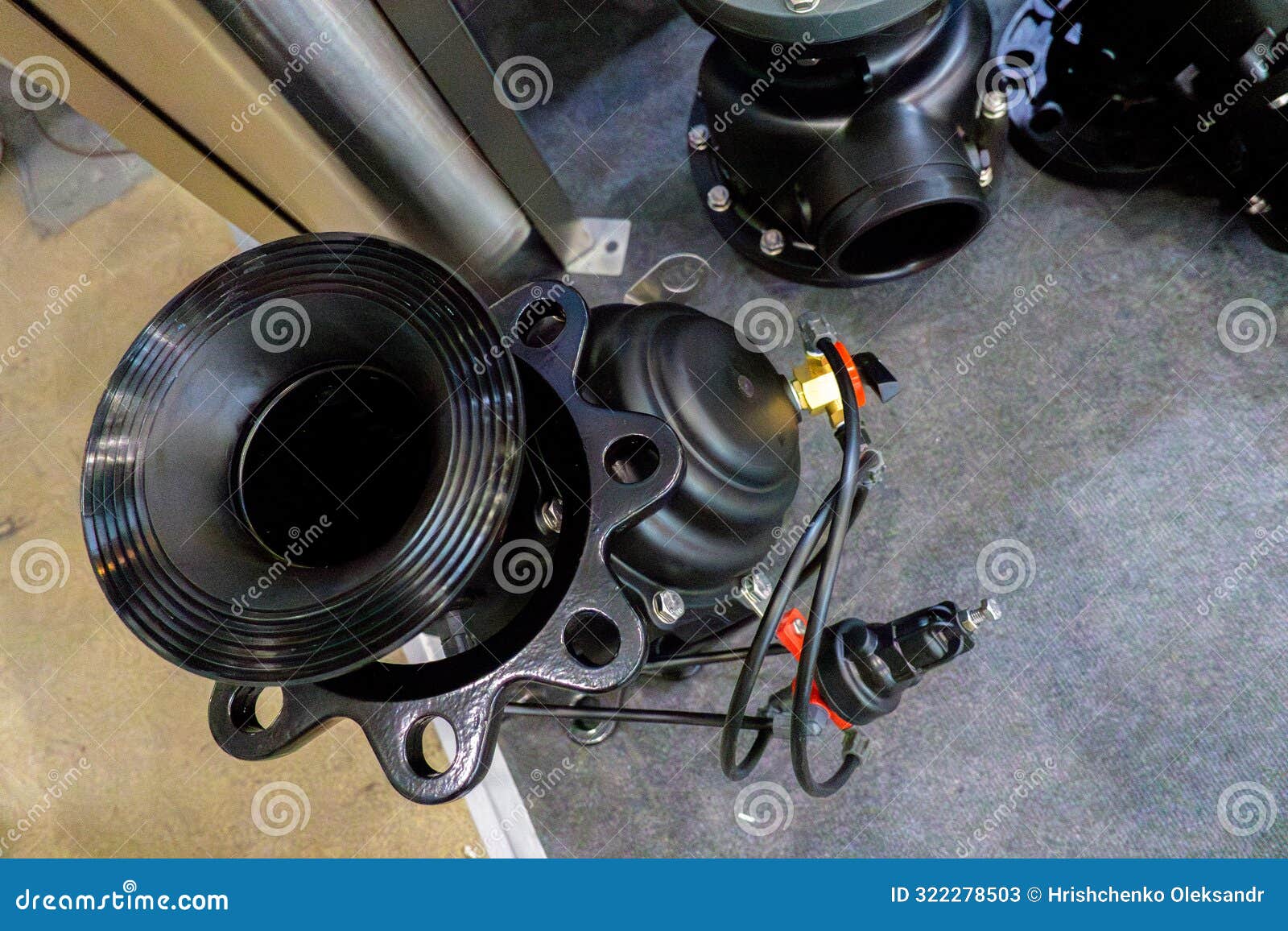 Industrial Water Pump with Float Valve Stock Image - Image of float ...