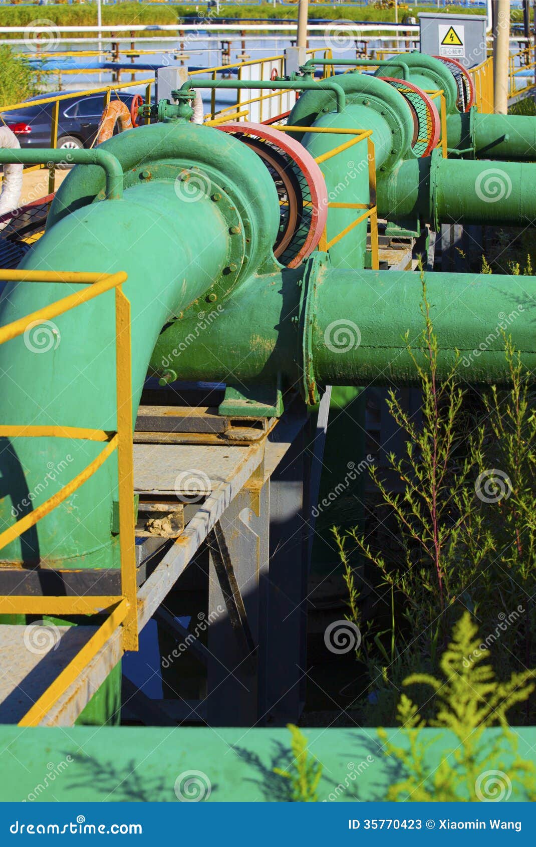 Industrial water pump stock image. Image of infrastructure - 35770423