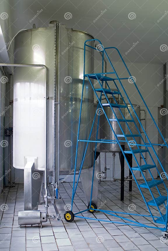 Industrial water vat stock image. Image of modern, fermentation - 20778855