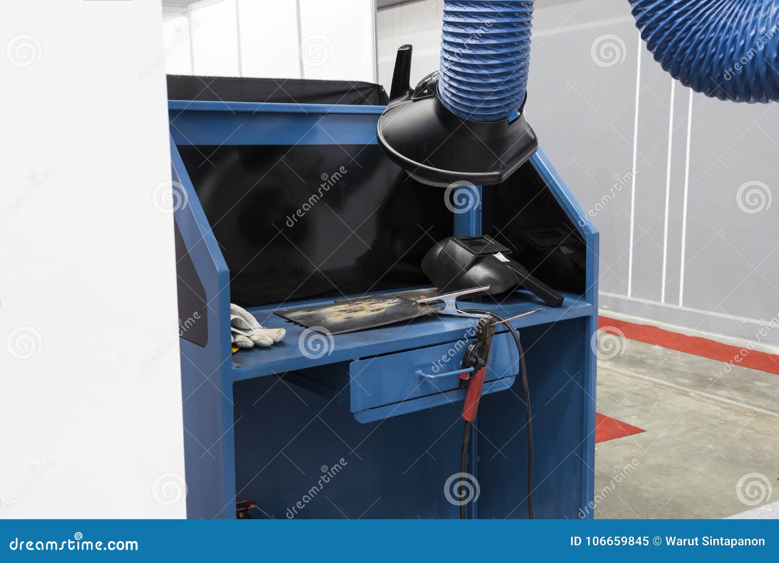 Old Industrial Fan Extractor In Steel Sheet. Royalty-Free Stock Photo ...