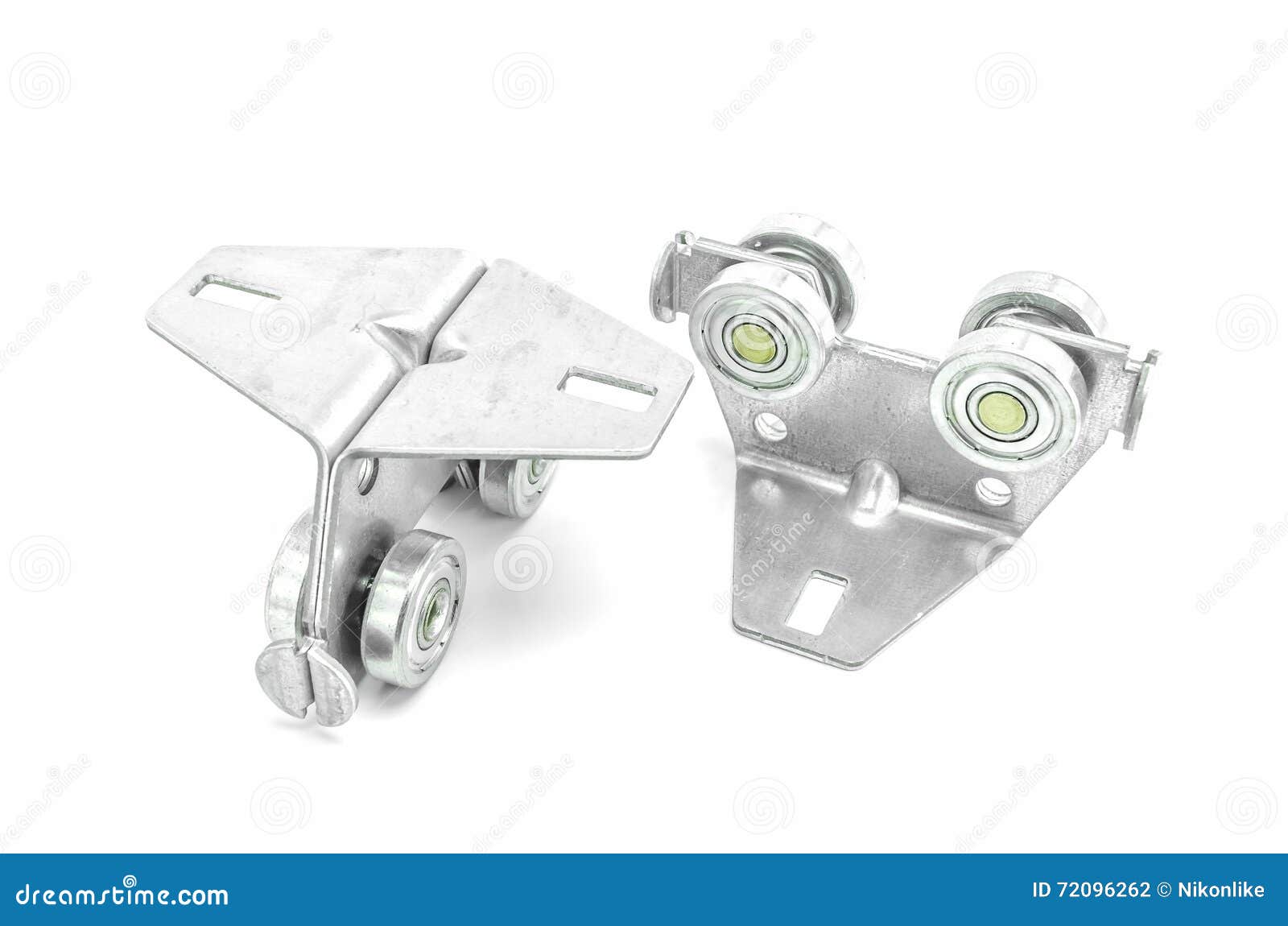 Industrial Wheel with Rotary Mounting Bracket. Stock Photo - Image of ...