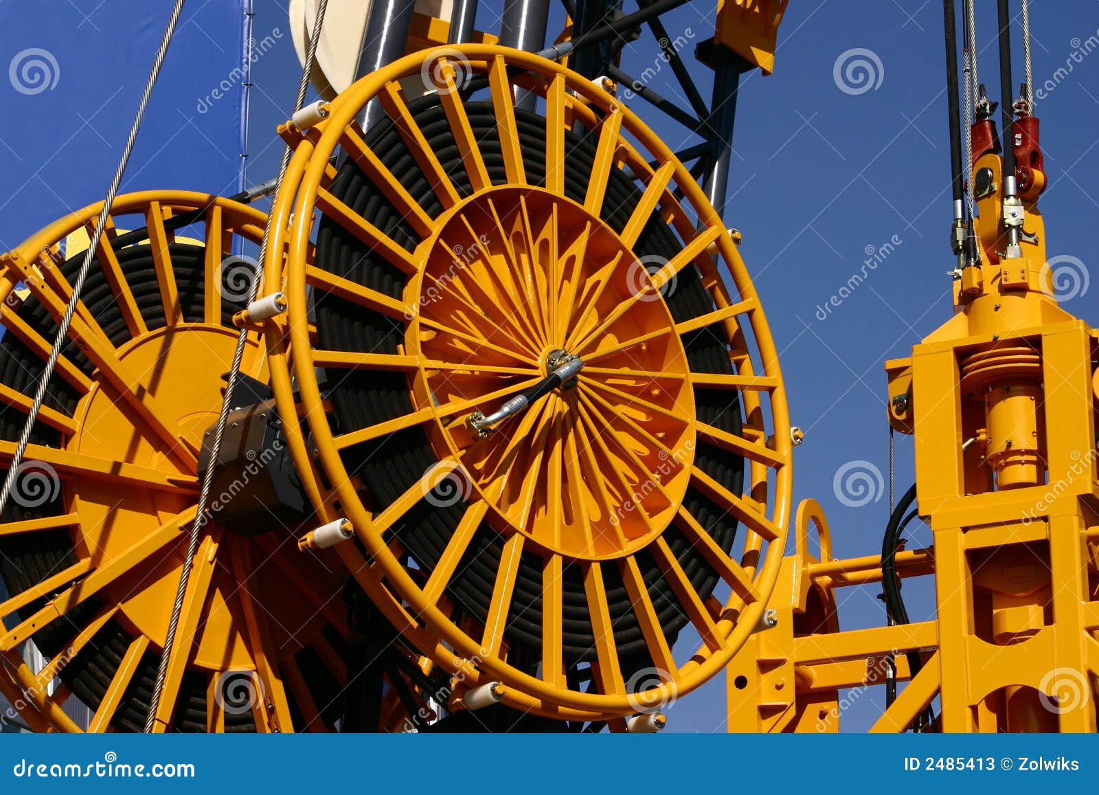 Industrial wheels stock image. Image of industry, large - 2485413