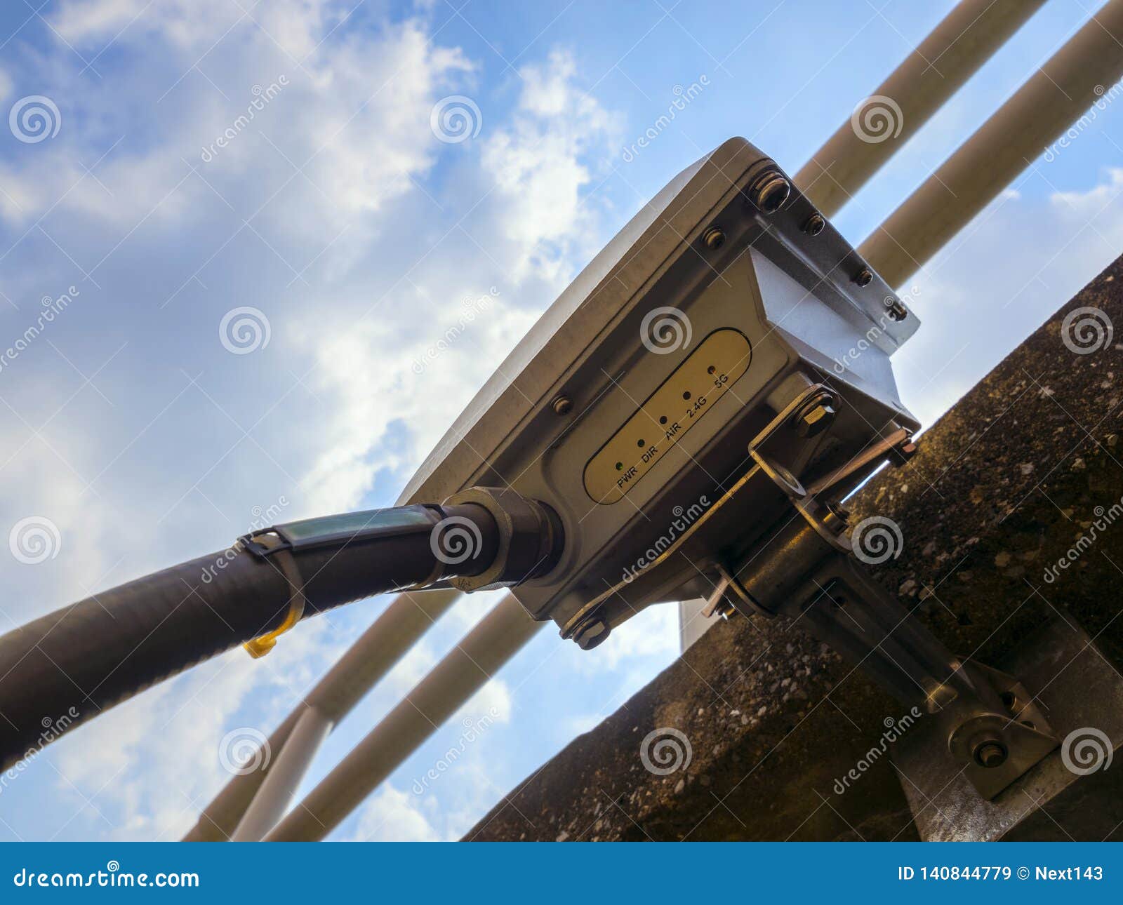 Industrial Wi-fi Hotspot Outdoor with Blue Sky Background Stock Image ... Industrial Wi-fi Hotspot Outdoor with Blue Sky Background Stock Image ...